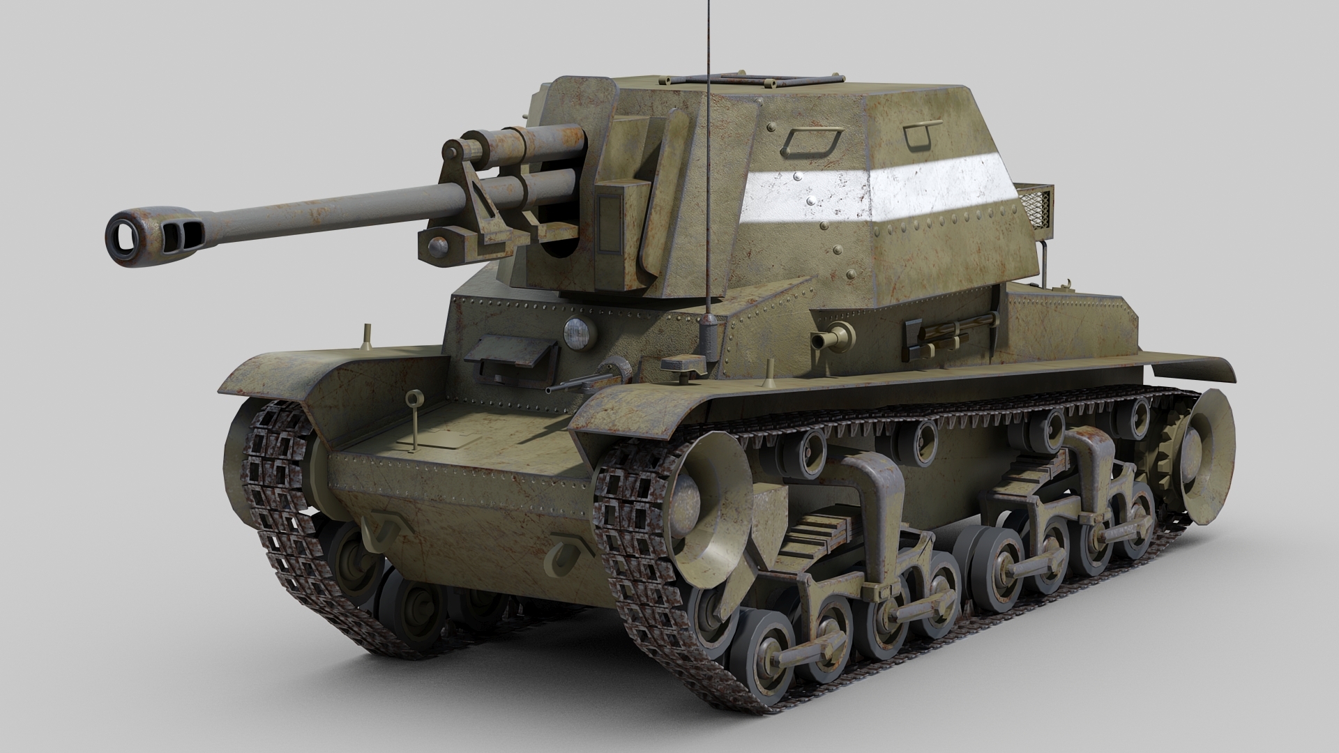 Ww2 tacam r2 tank destroyer 3D - TurboSquid 1480140