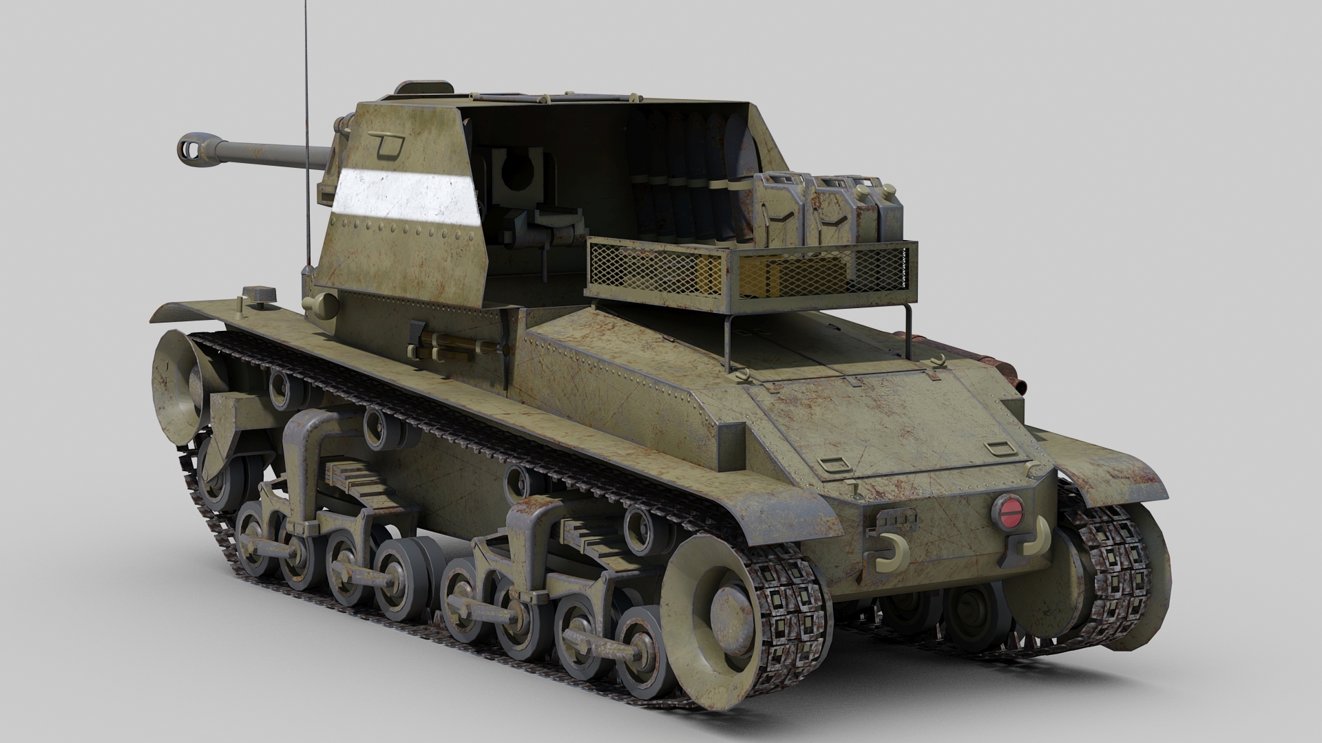 Ww2 tacam r2 tank destroyer 3D - TurboSquid 1480140