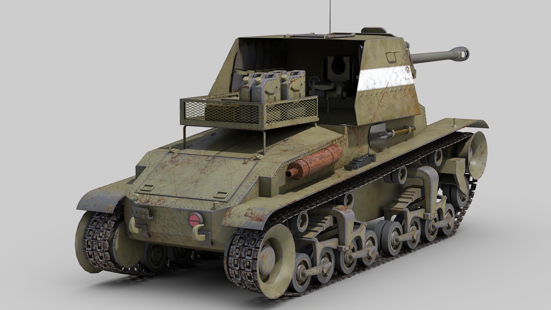 Ww2 tacam r2 tank destroyer 3D - TurboSquid 1480140