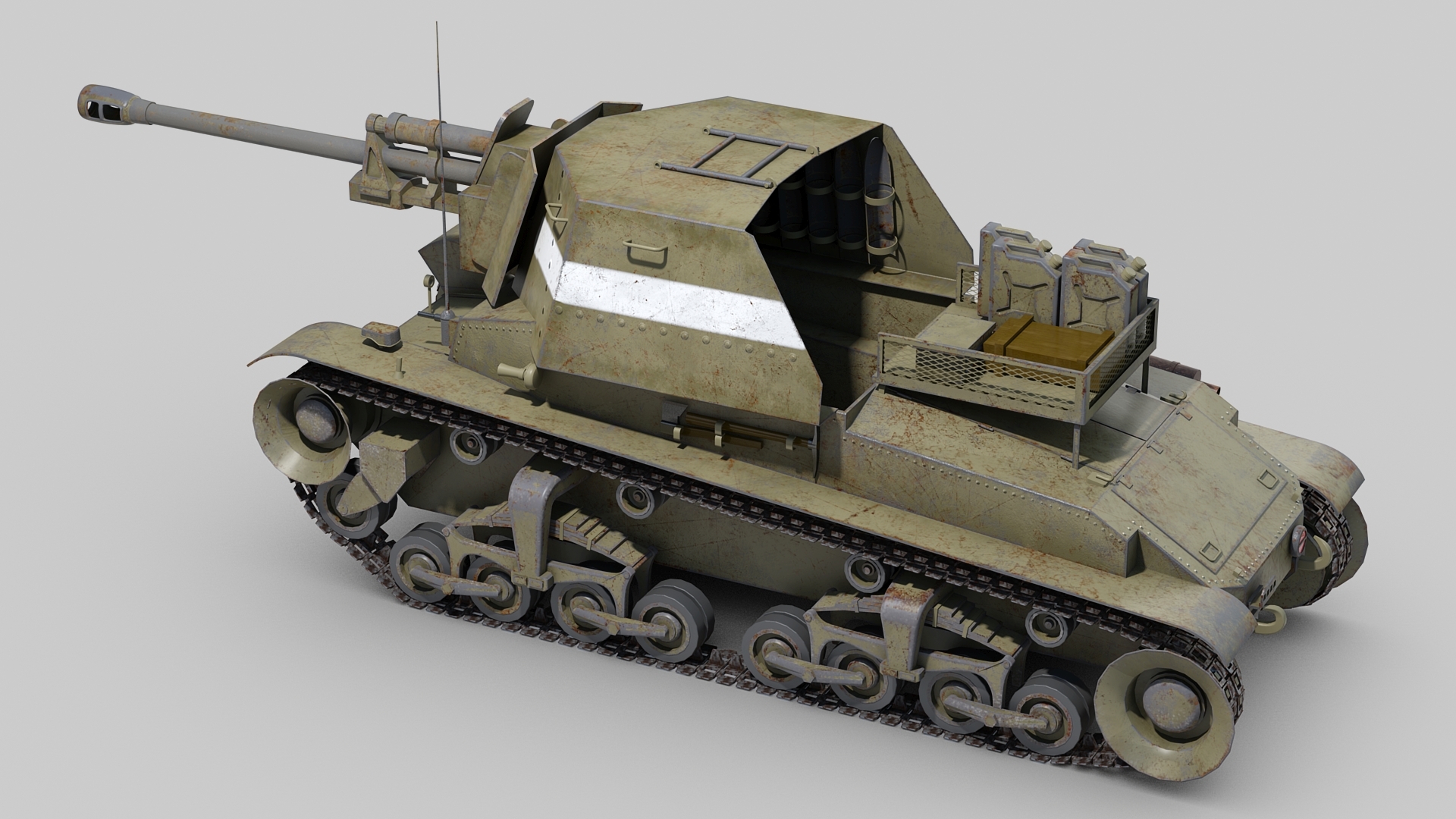 Ww2 tacam r2 tank destroyer 3D - TurboSquid 1480140