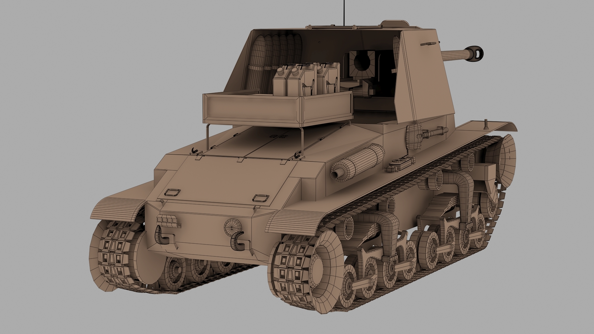 Ww2 tacam r2 tank destroyer 3D - TurboSquid 1480140