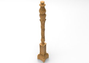 column cast iron 3d model