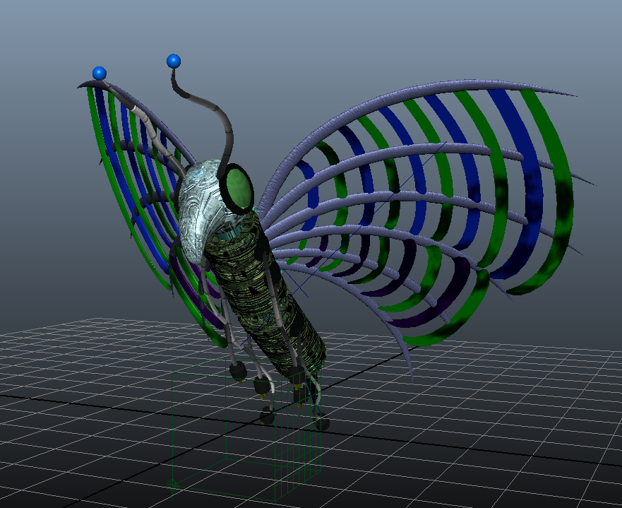 3D butterfly robot batterifly - TurboSquid 1480433