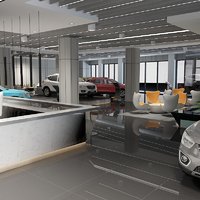 Car Dealership 3D Models for Download | TurboSquid