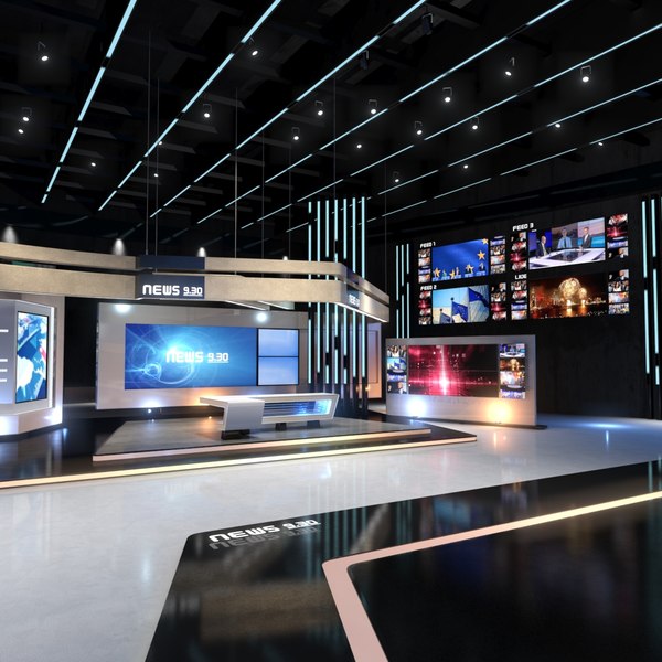 Tv Studio 3D Models for Download | TurboSquid