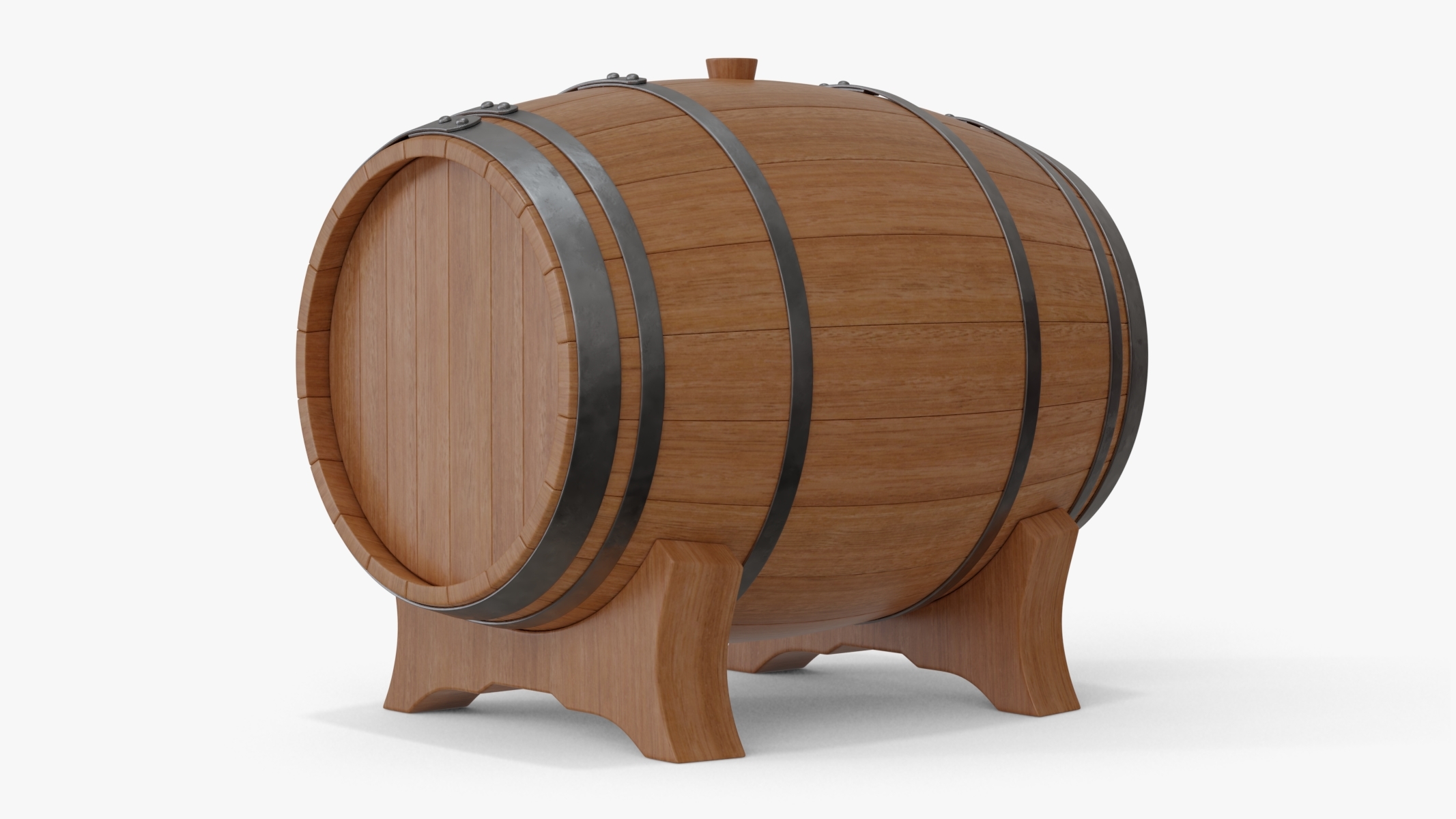 3d model of barrel
