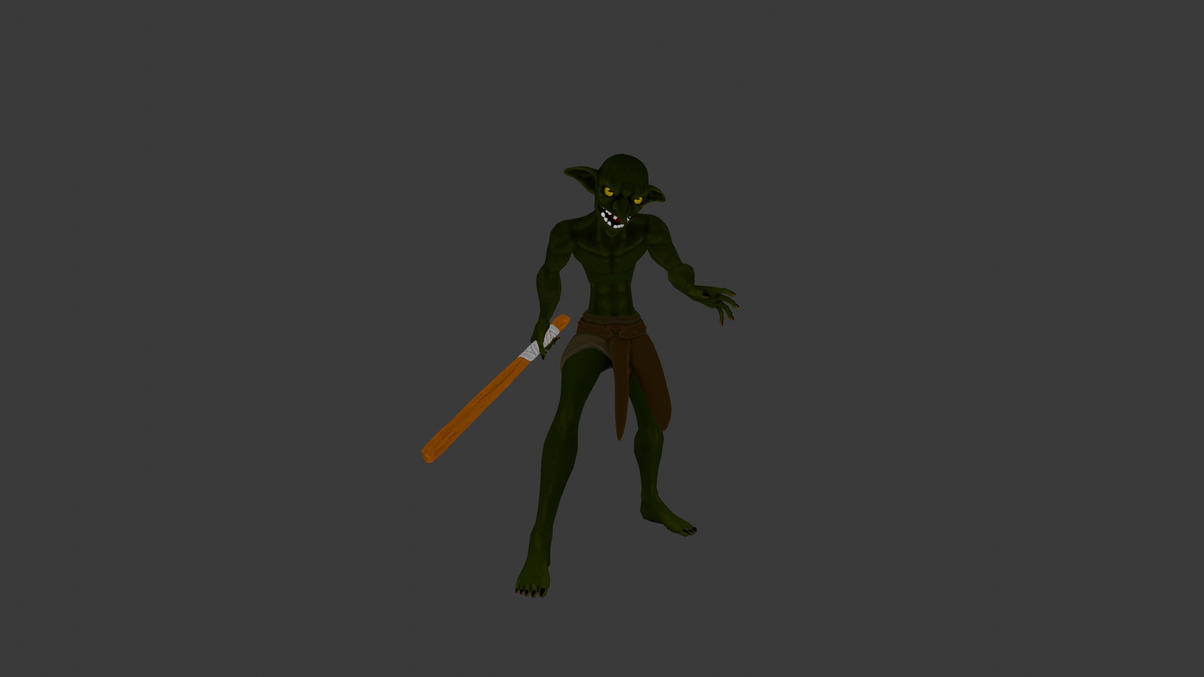 Goblin rig animations 3D - TurboSquid 1480519
