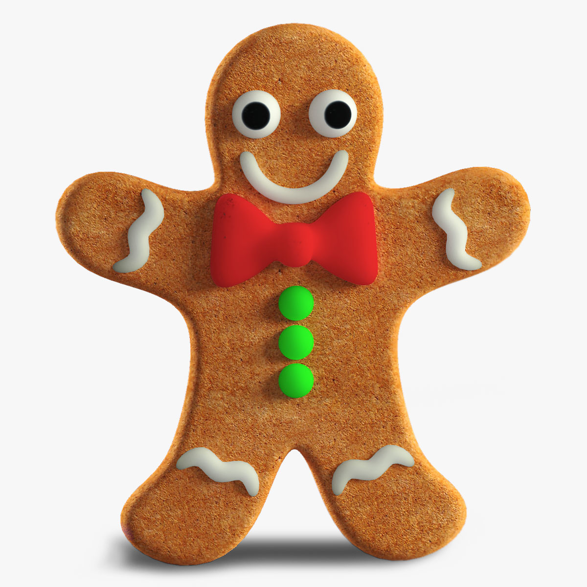Gingerbread man 3D model - TurboSquid 1480641