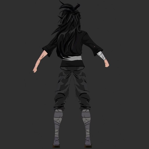 3D anime ninja character - TurboSquid 1480683