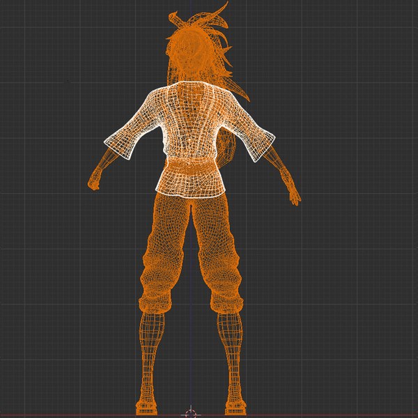 3D anime ninja character - TurboSquid 1480683