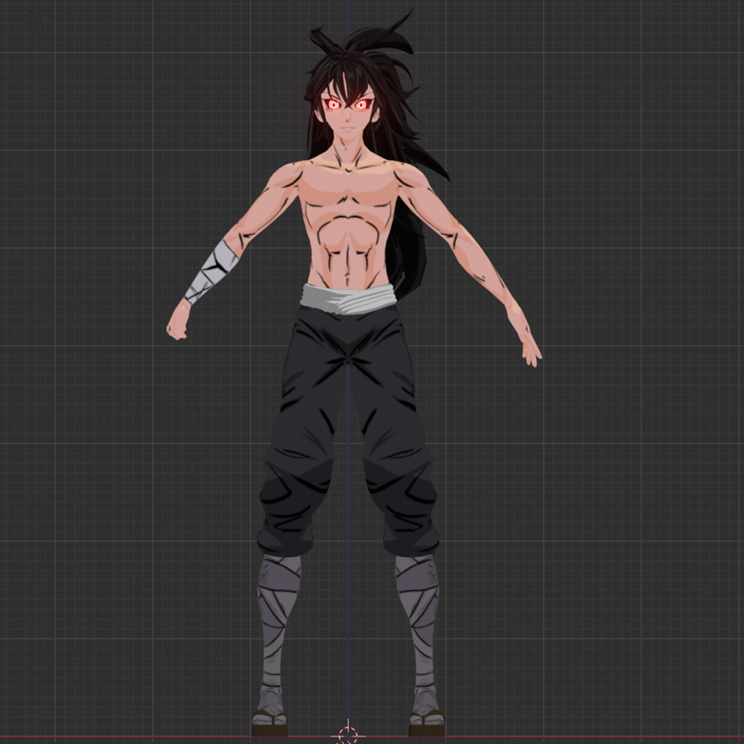 3D anime ninja character - TurboSquid 1480683