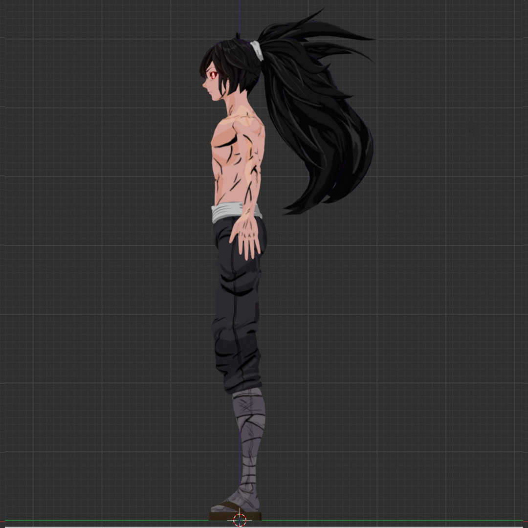 3D anime ninja character - TurboSquid 1480683