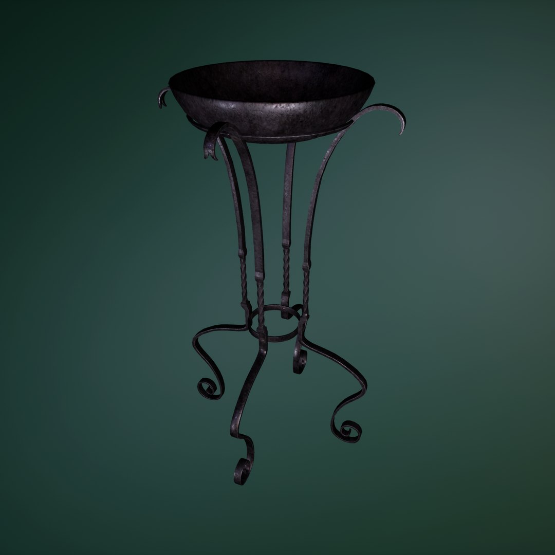 3D ancient brazier - TurboSquid 1480691