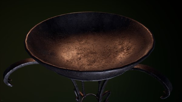 3D ancient brazier - TurboSquid 1480691