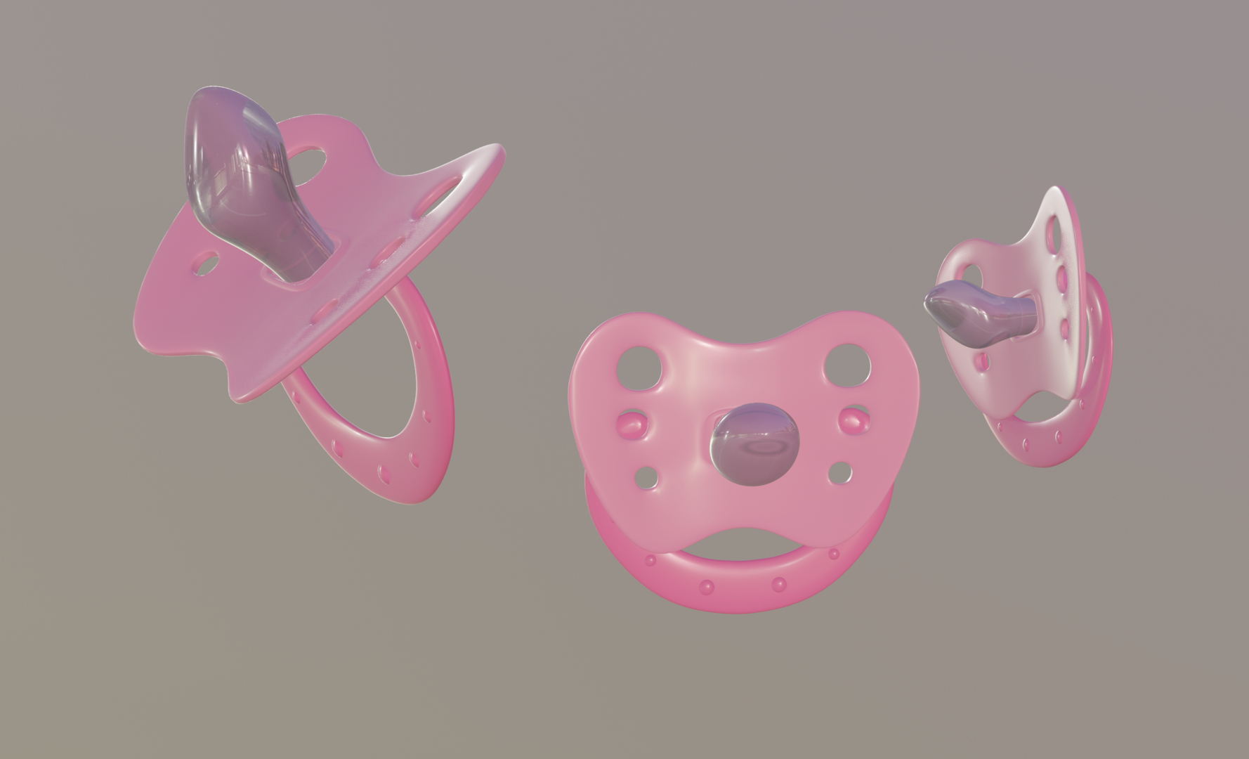 Pacifier 3D model - TurboSquid 1480790