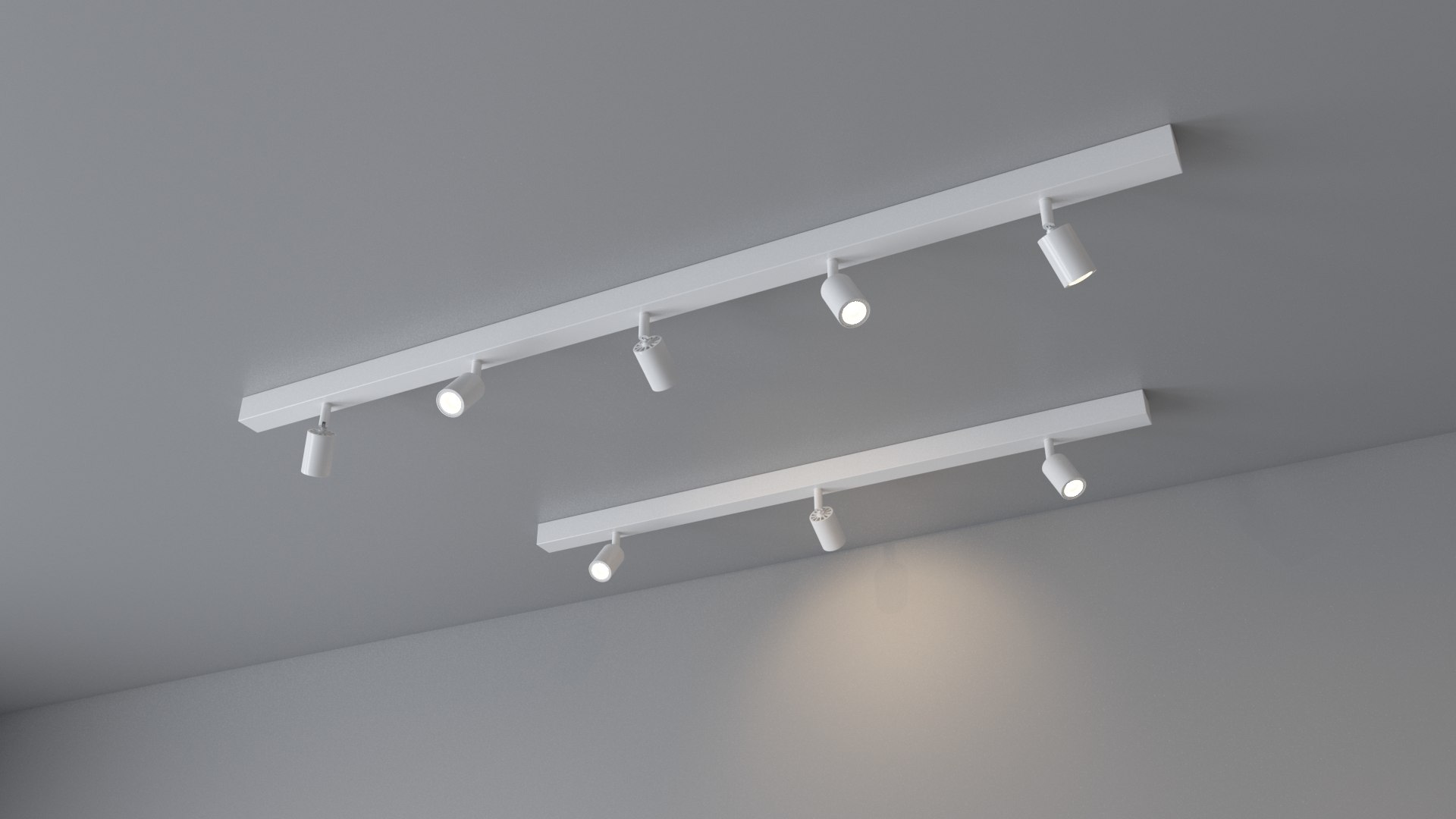 Modello 3D Ikea Bave LED Faretto a binario a soffitto - TurboSquid 1480905