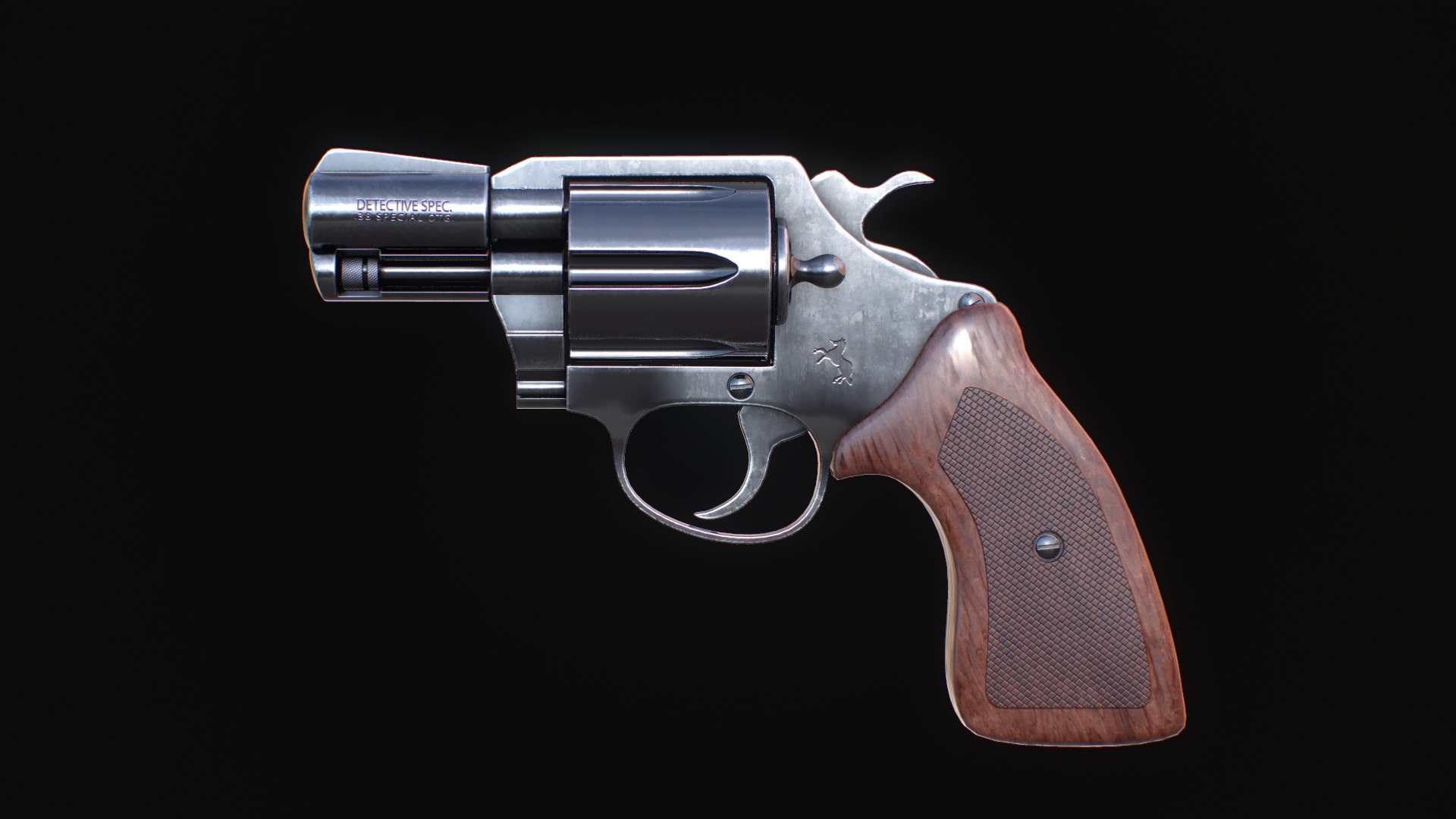 3D colt detective special ds-ii model - TurboSquid 1480875