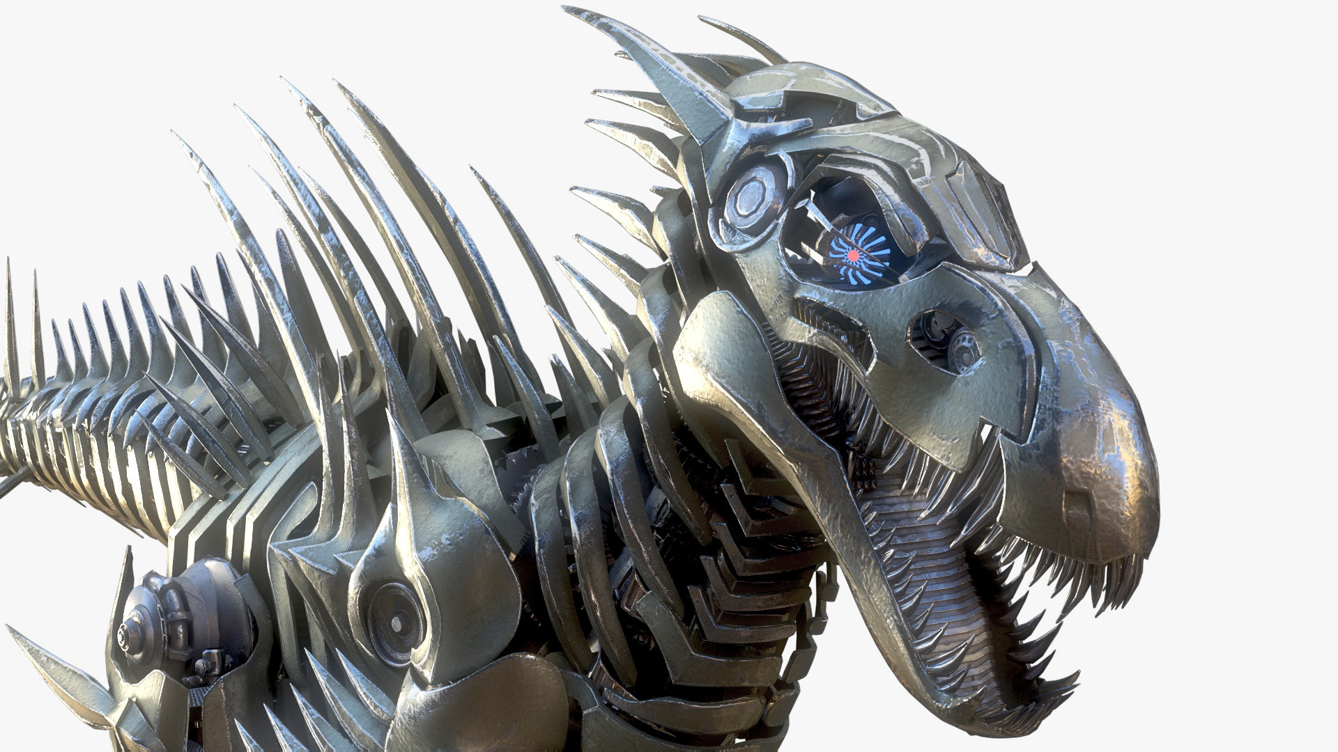 Raptor mech robot model - TurboSquid 1481112