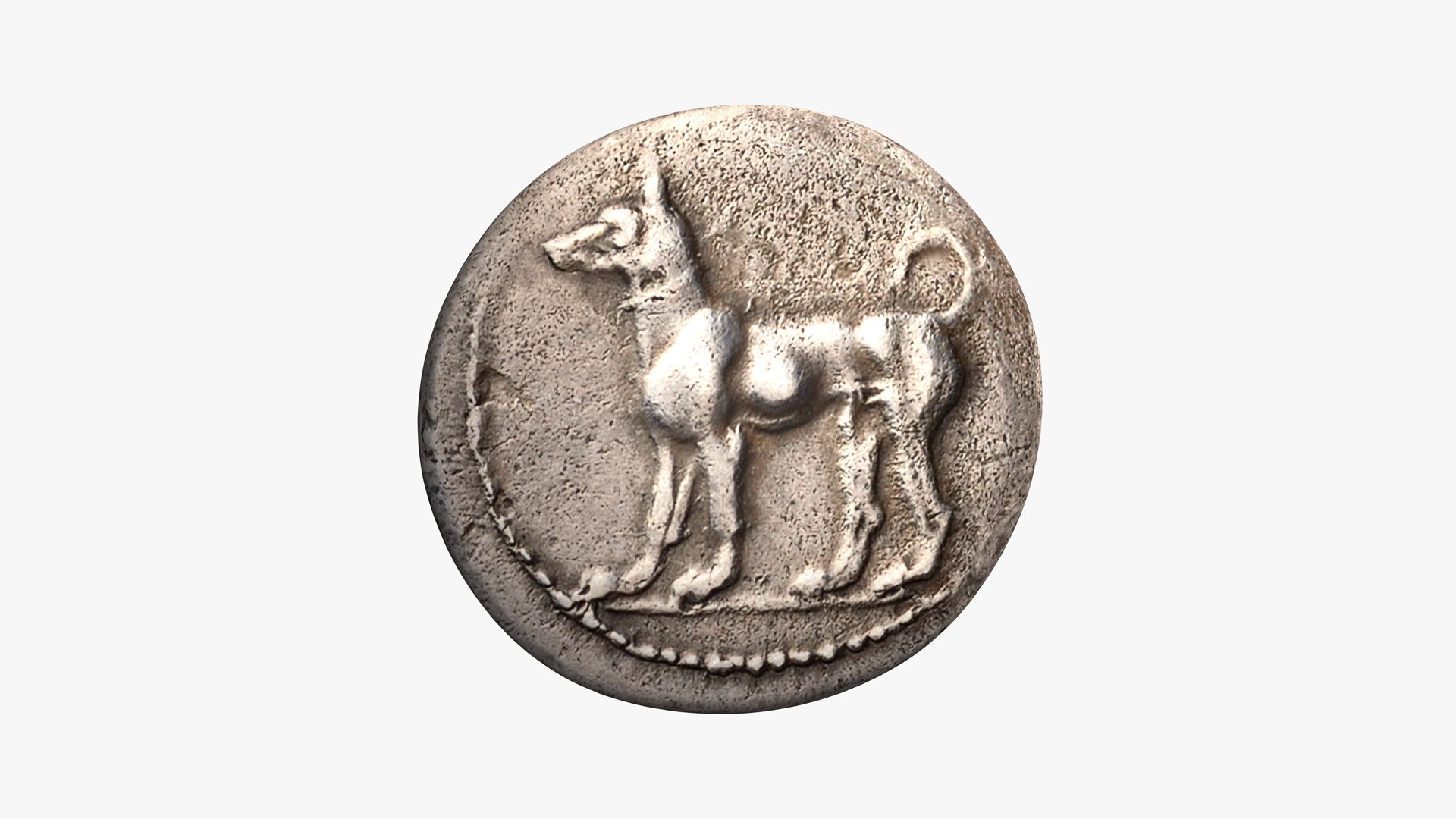 3D ancient greek didrachm sicily - TurboSquid 1477416