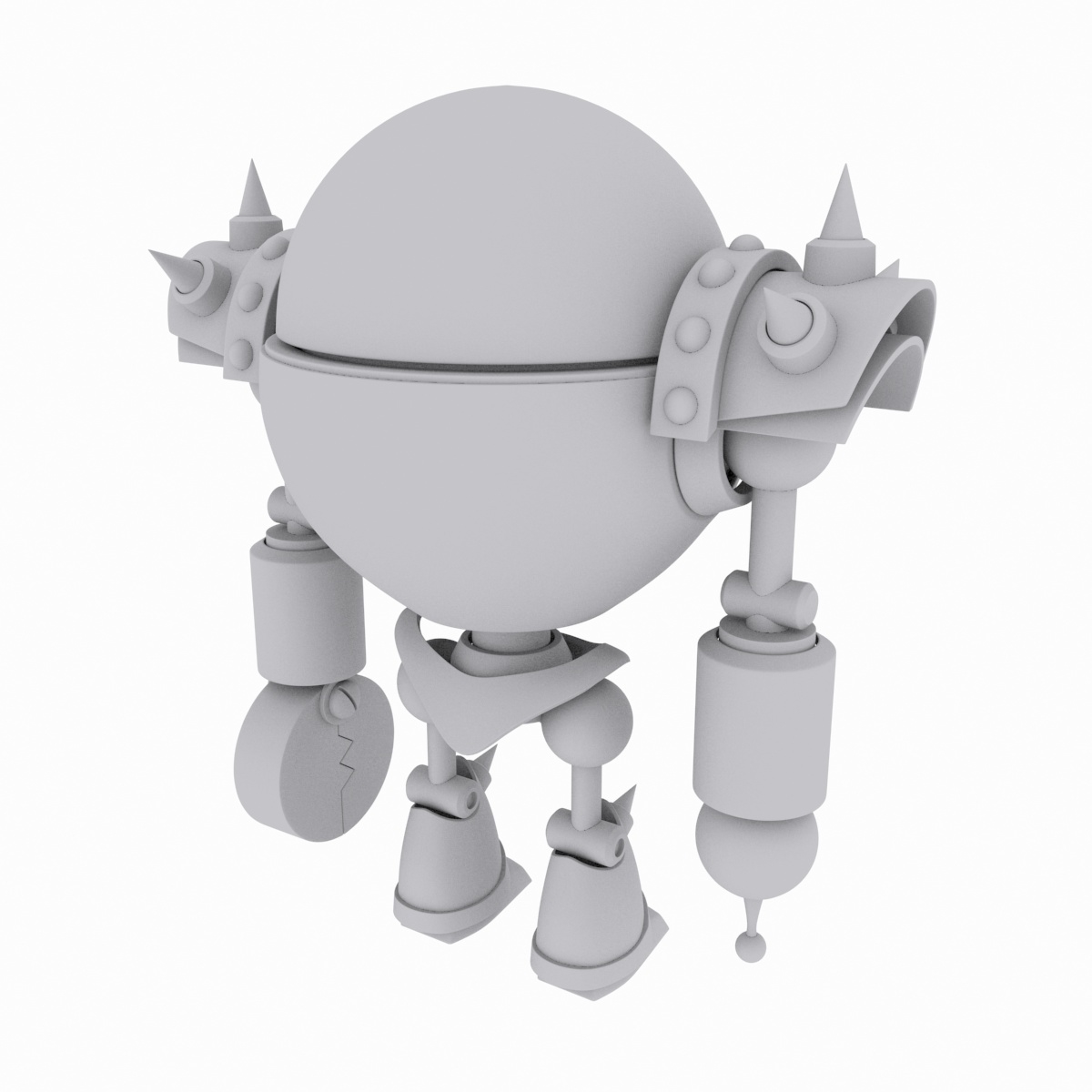 Flame mech 3D - TurboSquid 1481166