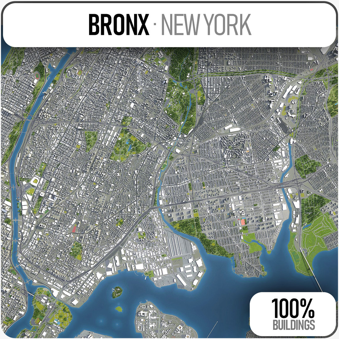 3D bronx surrounding - model - TurboSquid 1481468