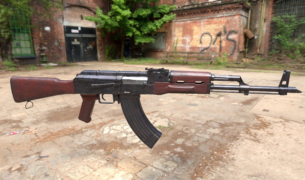 Russian akm 3D model - TurboSquid 1481498