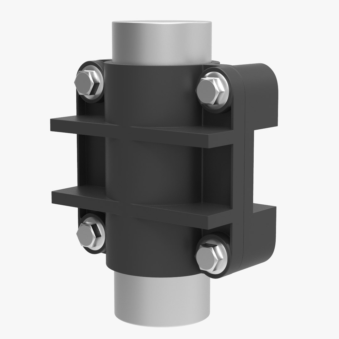 3D pipe mount - TurboSquid 1481534