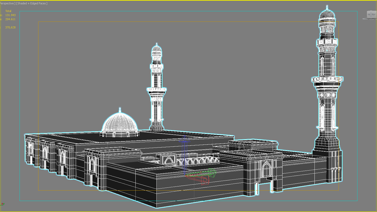3D masjid saba - TurboSquid 1478729