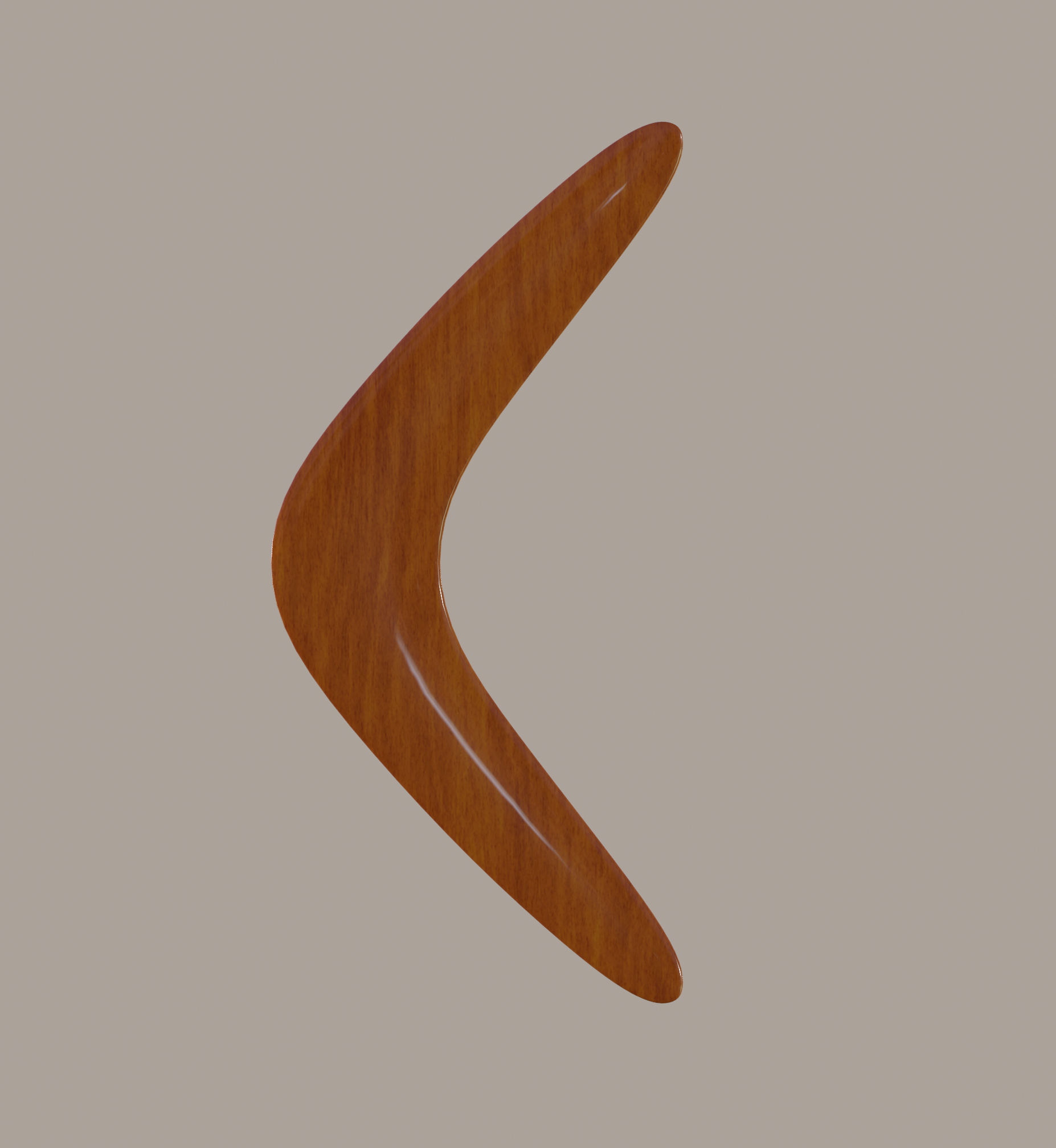3D wooden boomerang model - TurboSquid 1481704