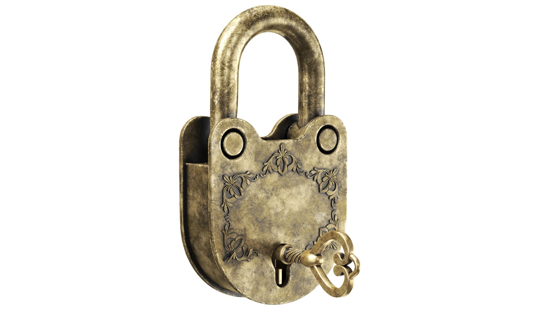 Real padlock key model - TurboSquid 1481921