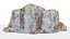 3d model stone waterfall
