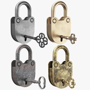 Free 3D Lock Models | TurboSquid