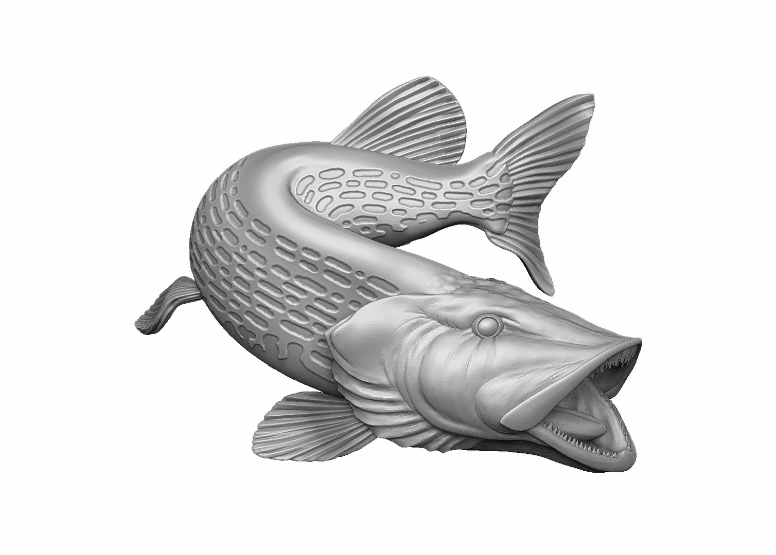 Pike 3D model - TurboSquid 1482106