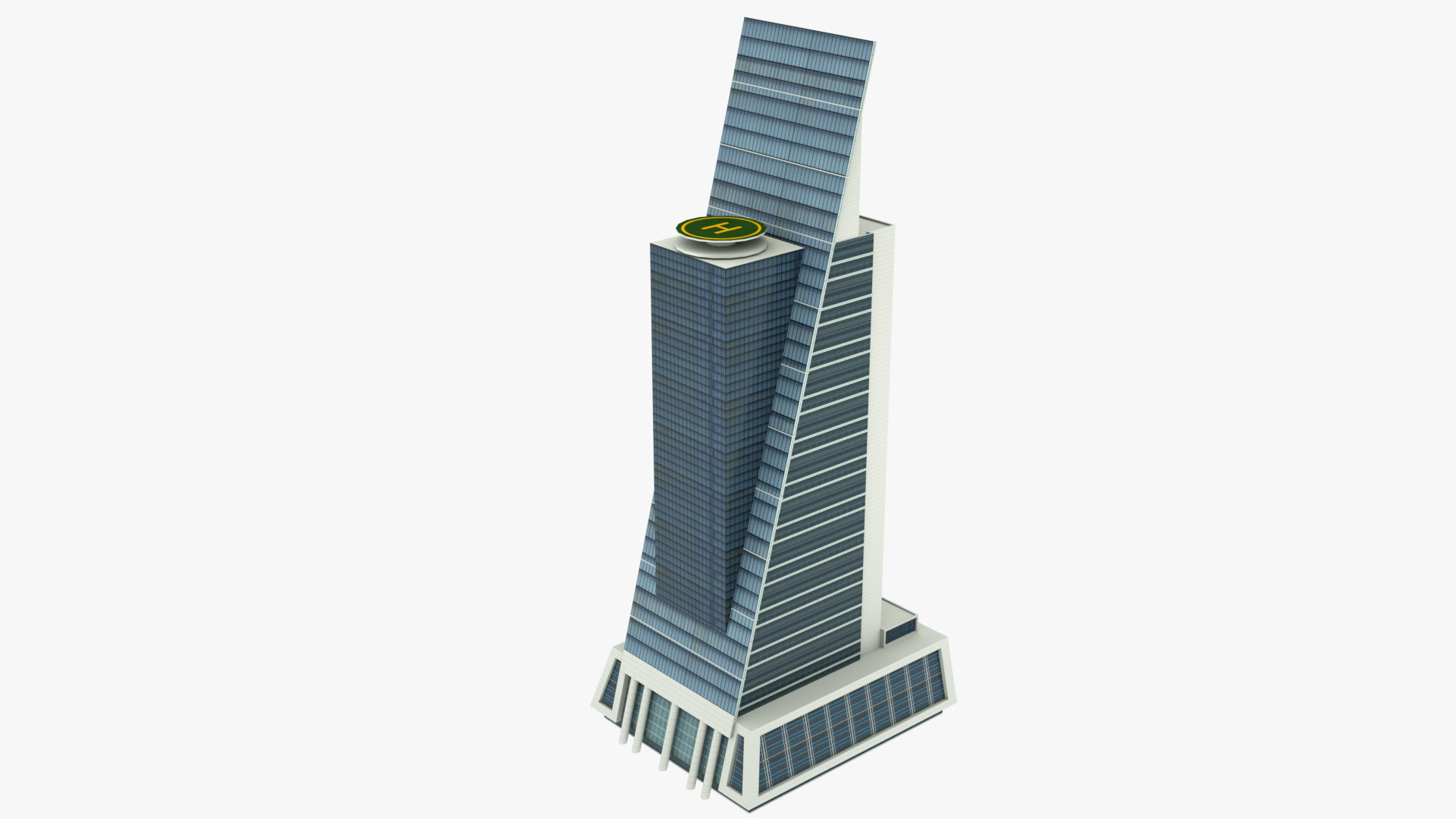 Prism tower 3D model - TurboSquid 1482182