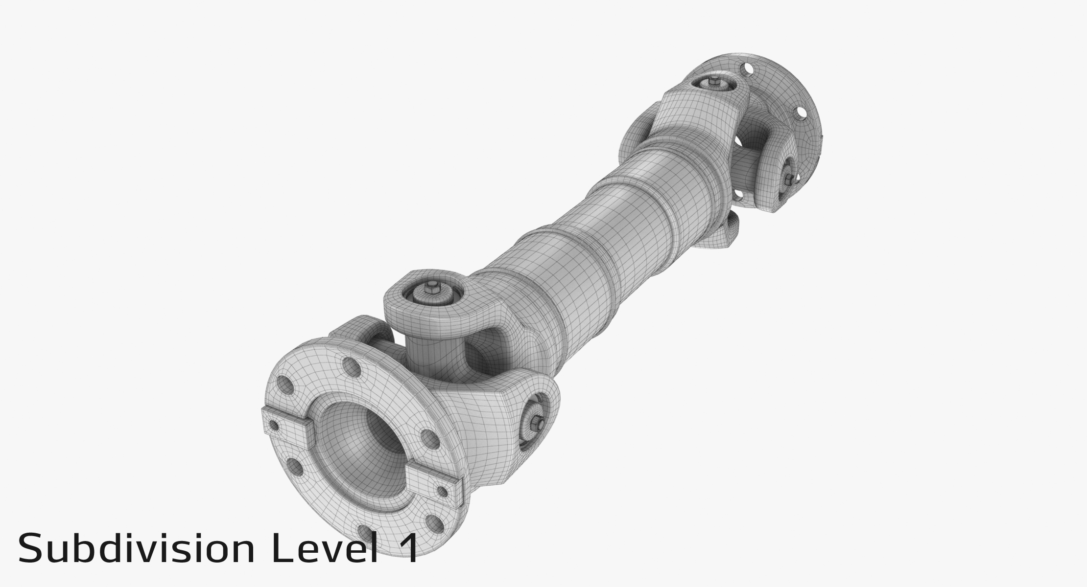 Cardan shaft v1 3D model - TurboSquid 1482396