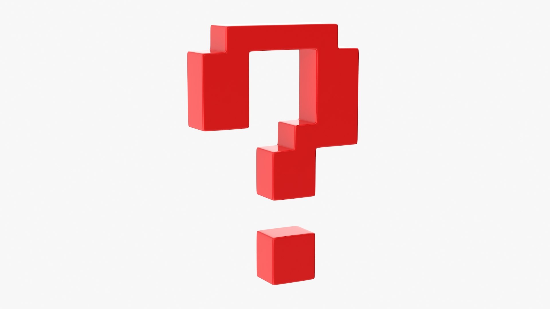 3D question mark model - TurboSquid 1482407