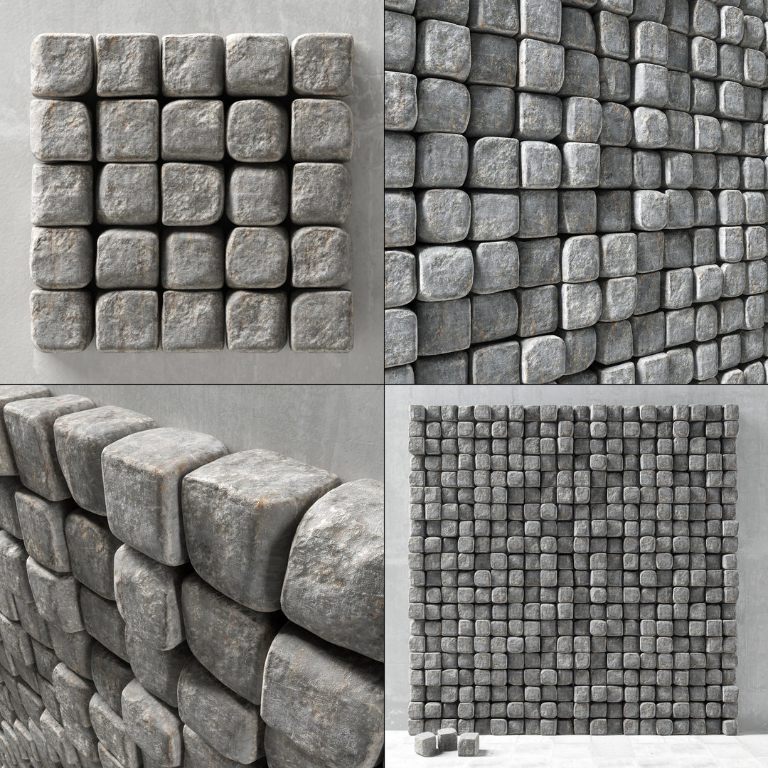 Panel stone 3D model - TurboSquid 1482498