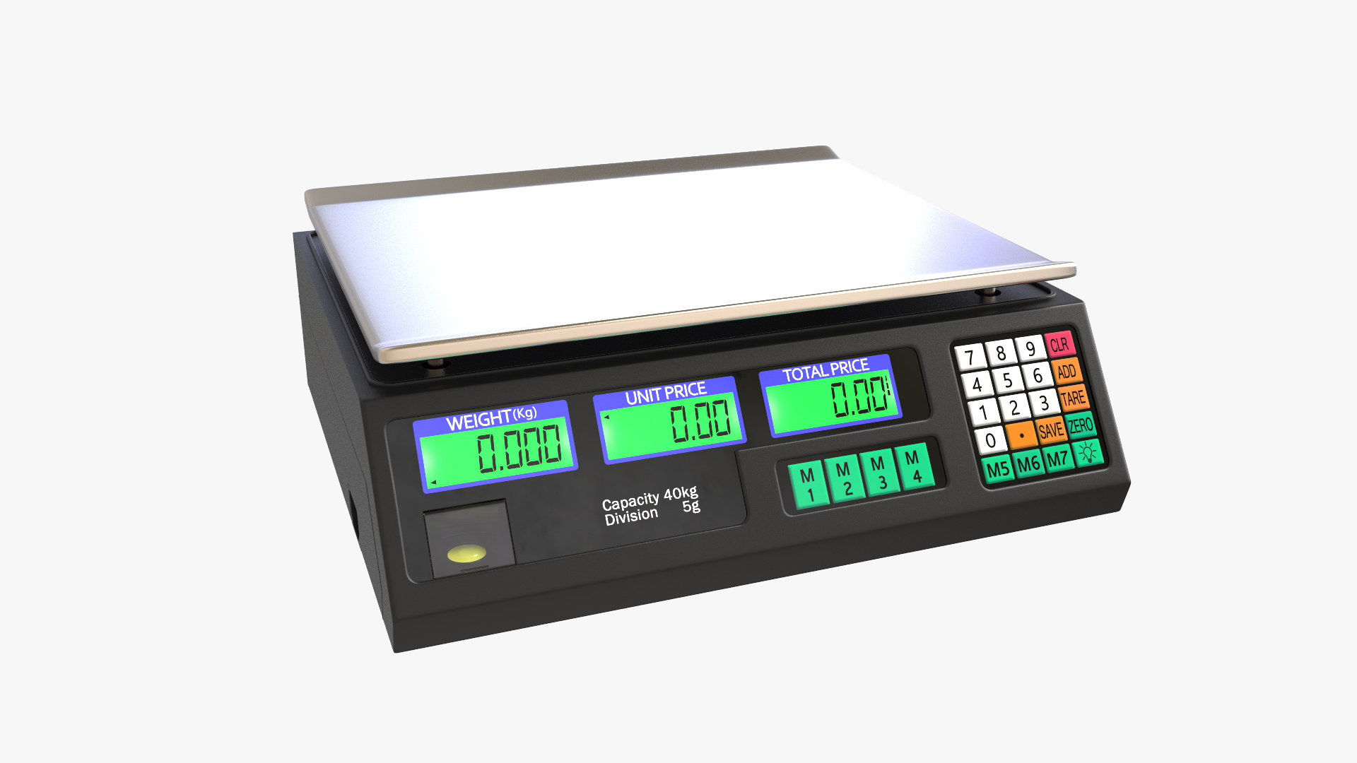Electronic price computing scale 3D model - TurboSquid 1482559
