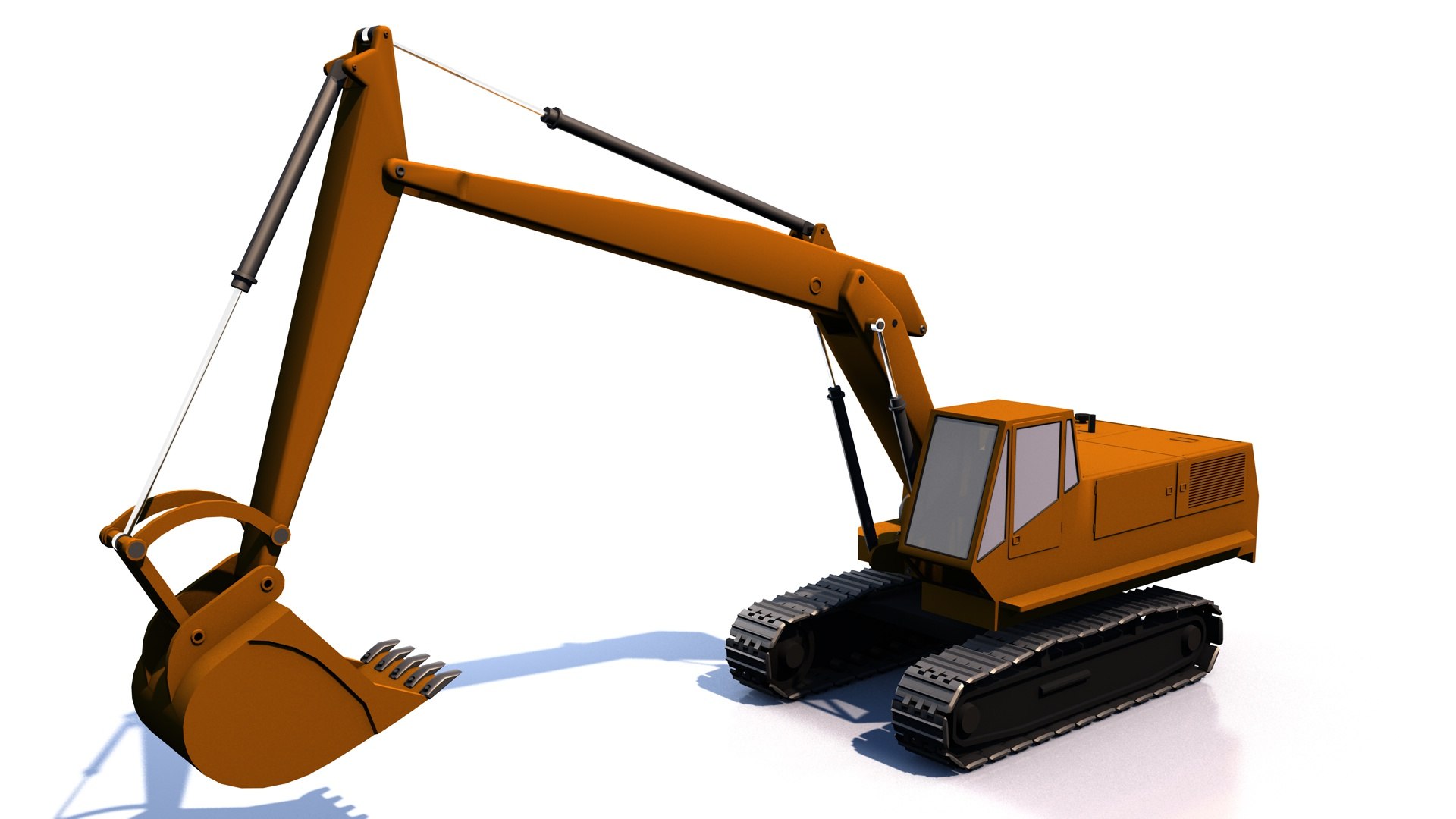 3D construction excavator - TurboSquid 1482685