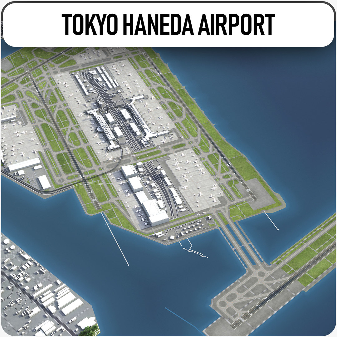 Tokyo Haneda Flughafen - HND 3D-Modell - TurboSquid 1482806