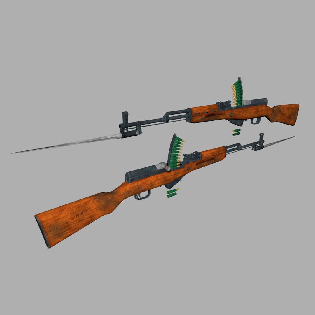 Type 56 rifle sks 3D - TurboSquid 1483877