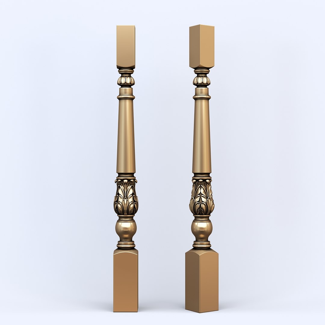 Baluster classic 3D model - TurboSquid 1482846