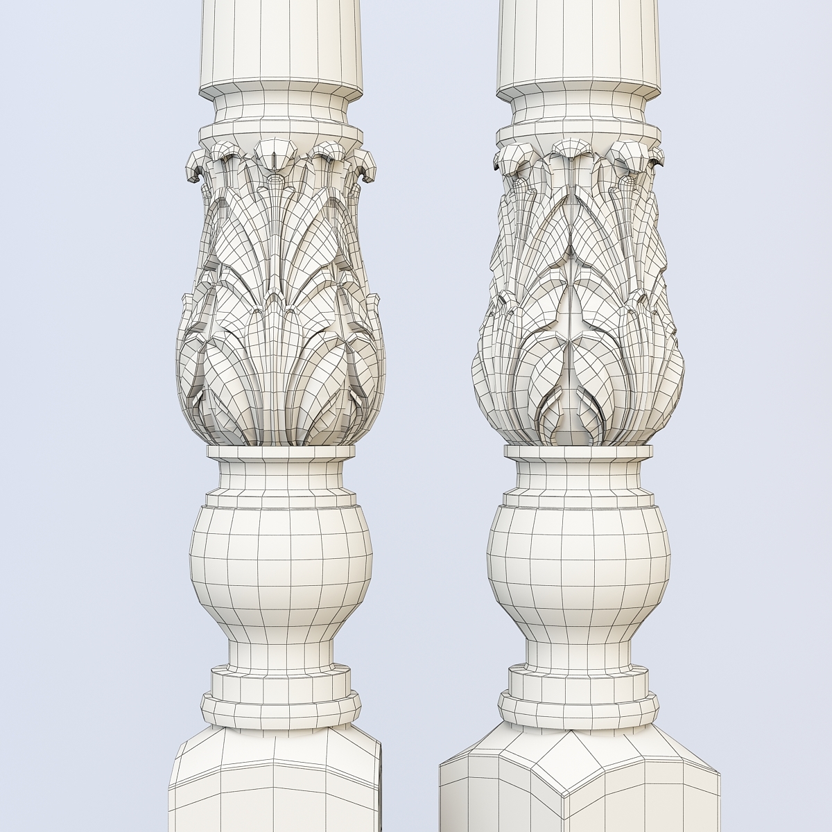 Baluster classic 3D model - TurboSquid 1482846