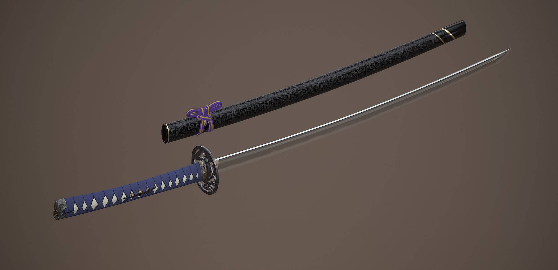 3D model katana pbr - TurboSquid 1482889