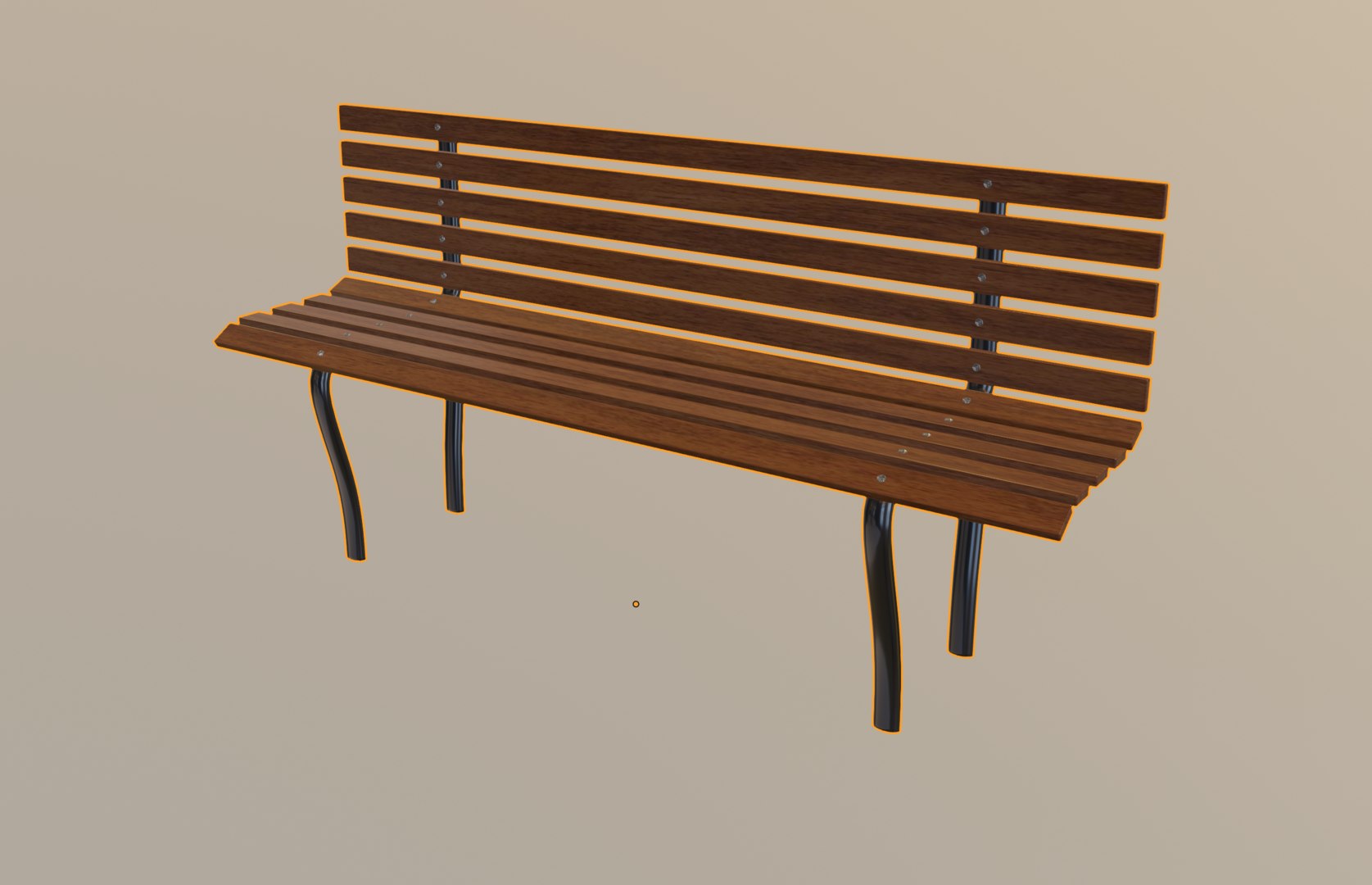 Bench metal 3D model - TurboSquid 1483017