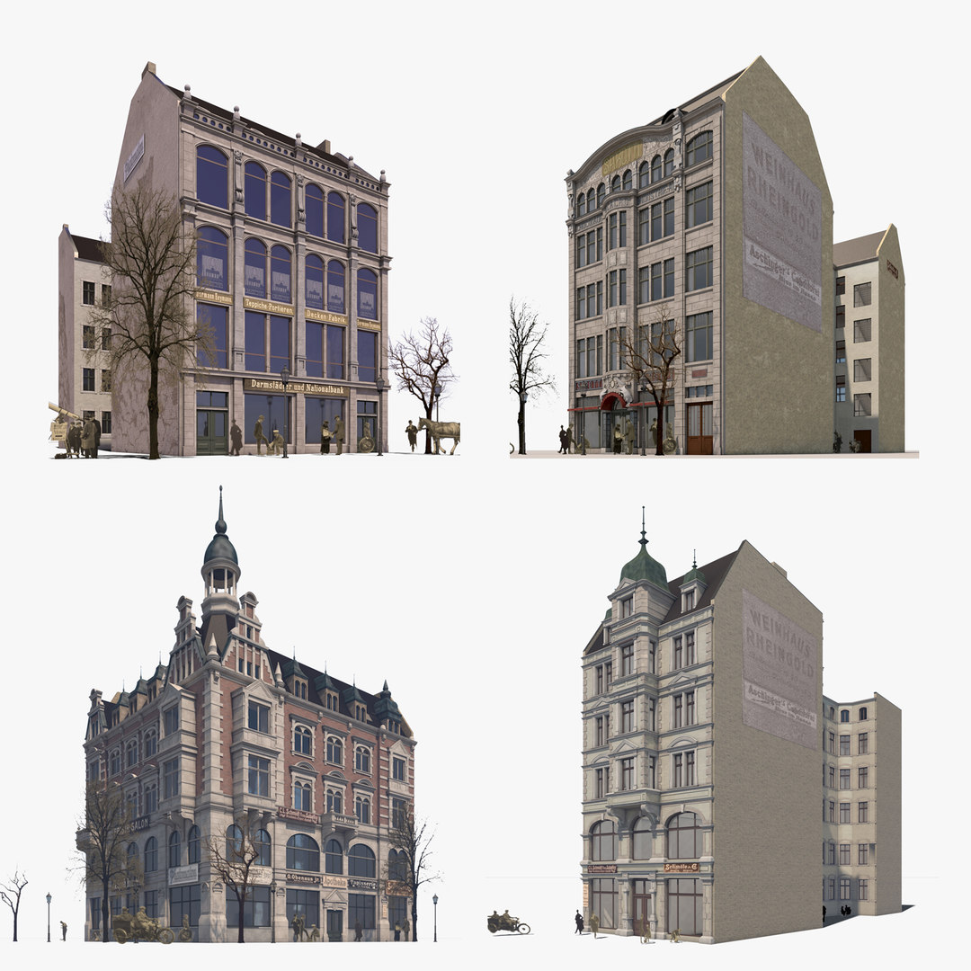 4 historic 3D model - TurboSquid 1484573