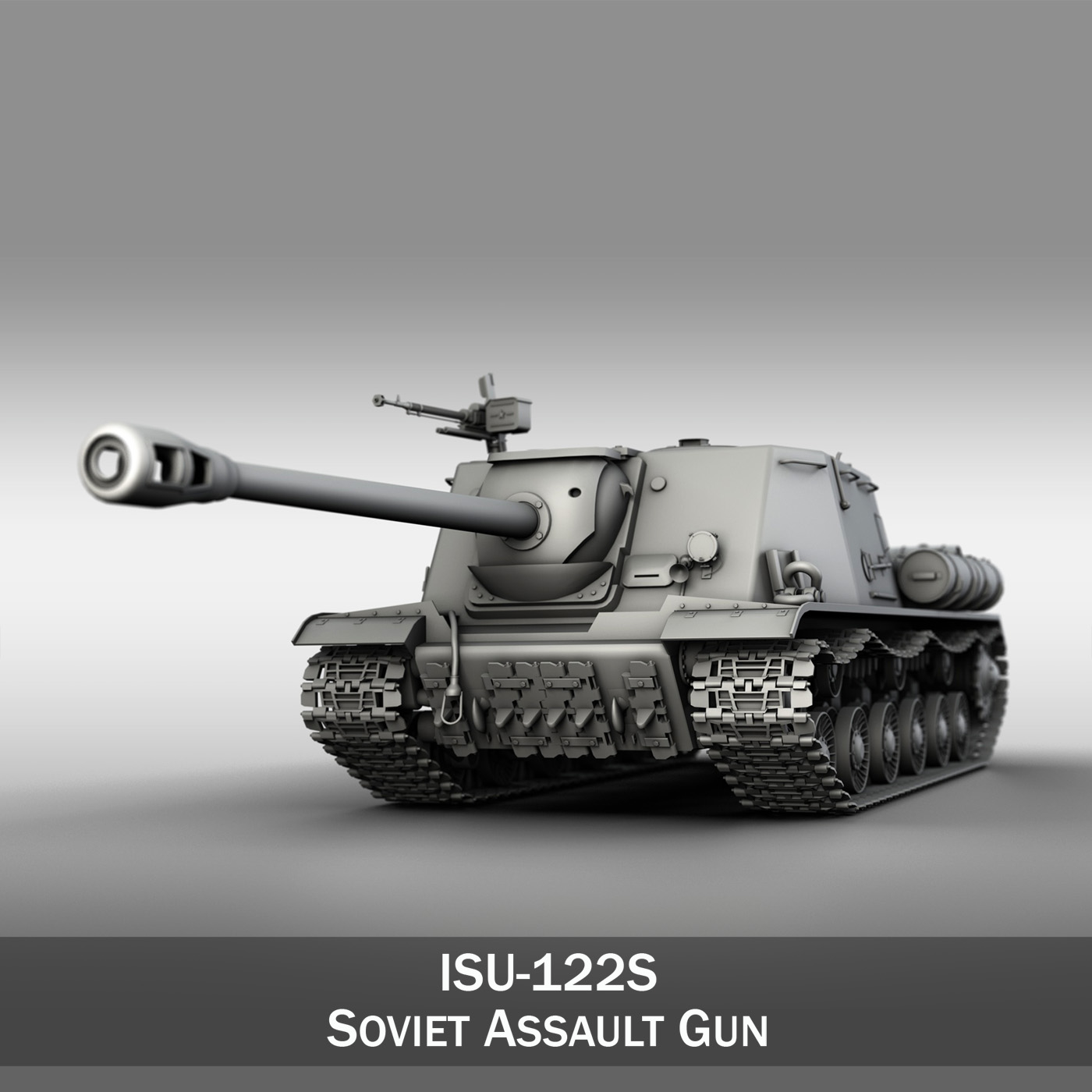 3D model isu-122s - soviet assault - TurboSquid 1483209