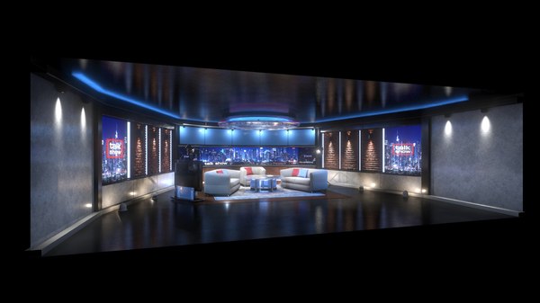 3D virtual set studio - TurboSquid 1483291