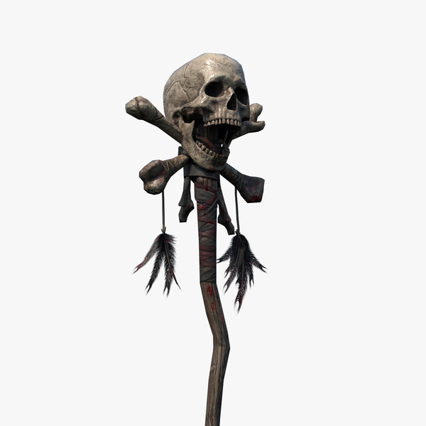 3d max fantasy staff snake