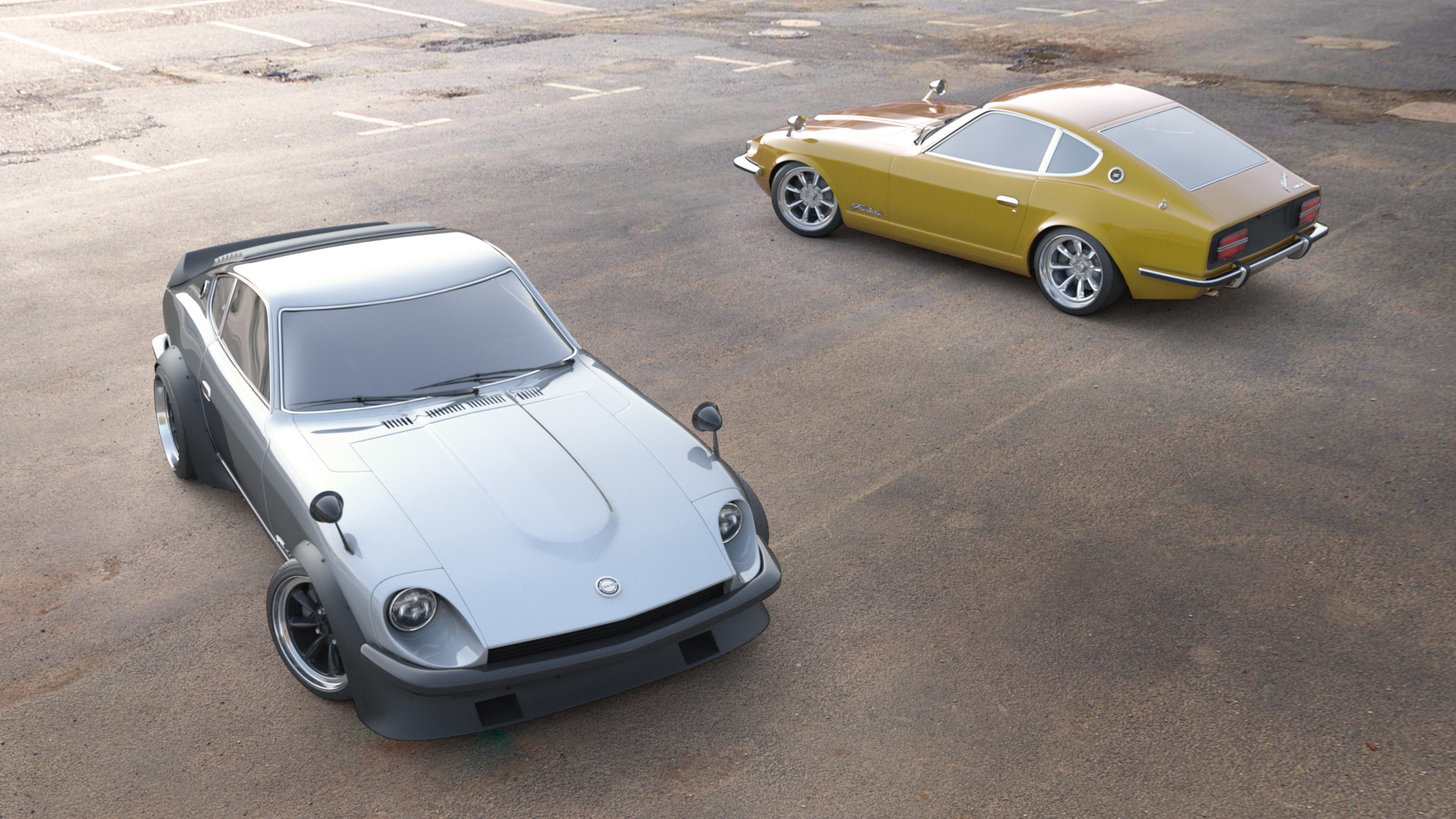 3D datsun wide body option - TurboSquid 1483892